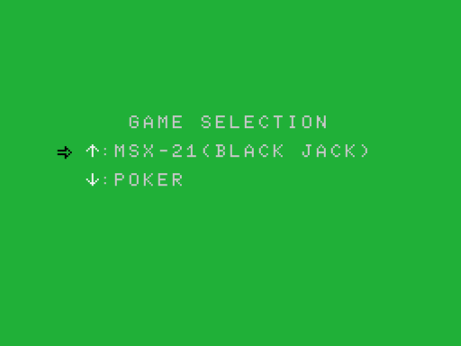 MSX : MSX-21 - Old Game Database