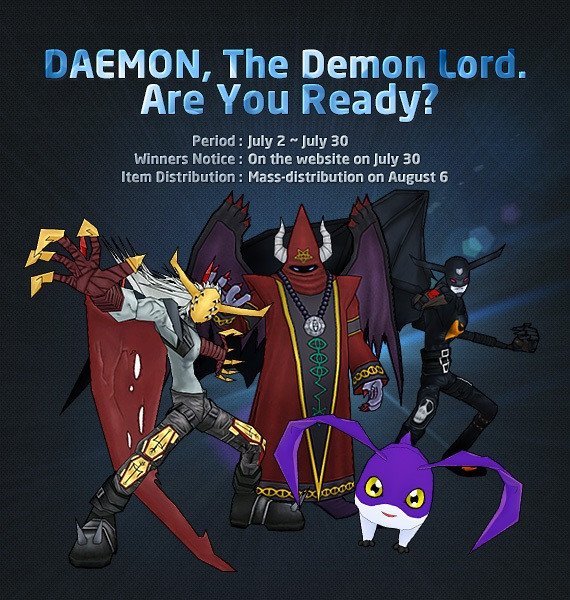 DAEMON, The Demon Lord. Are You Ready? - Digimon Masters Online 日本語 Wiki