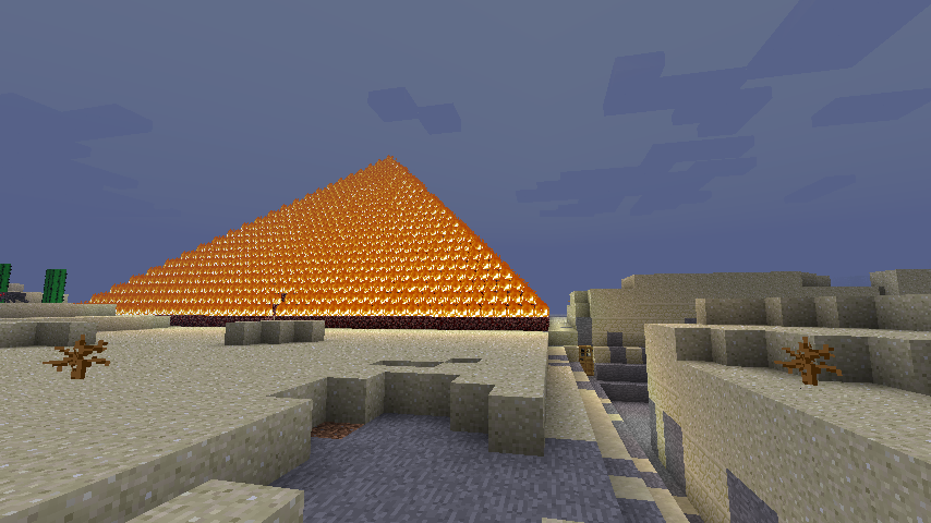 Burning Pyramid - Minecraftの歩き方(第3期)